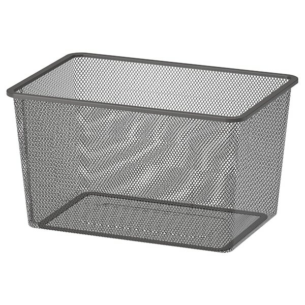 TROFAST IKEA 705.185.65 Сетчатый ящик высокий темно-серый