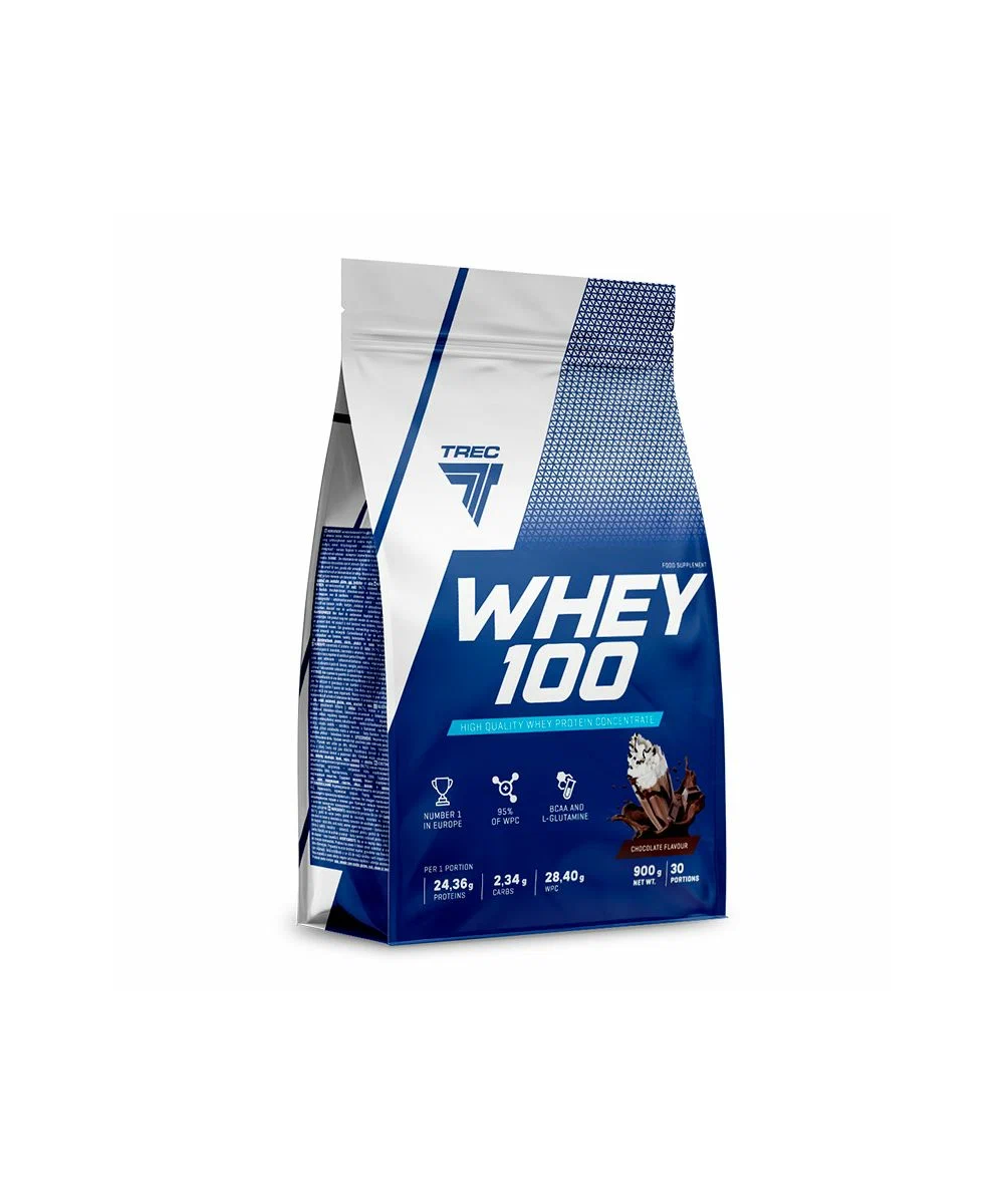 Trec Nutrition WHEY 100 900g, Шоколад, Протеин сывороточный, 30 порций