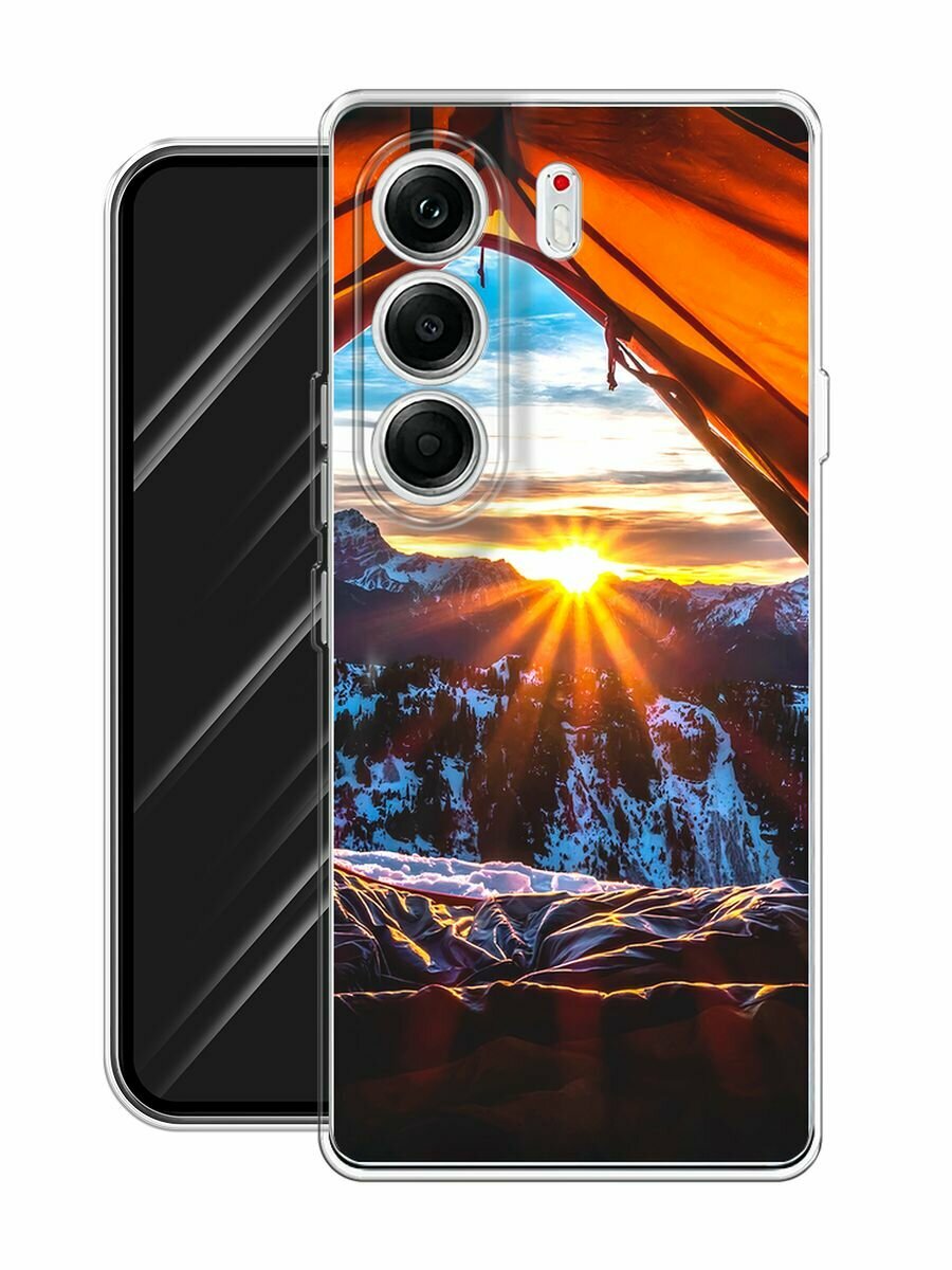 Чехол на Tecno Camon 40 Pro / Текно Камон 40 Про с принтом "Горы 7" — фото 1
