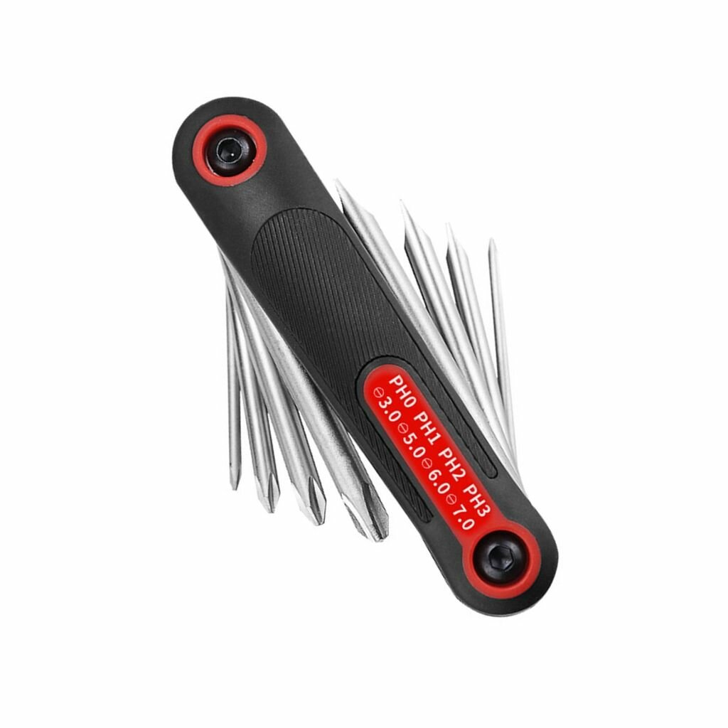 Принадлежности для инструментов, набор складных метрических шестигранных ключей из 8 частей-RT8A