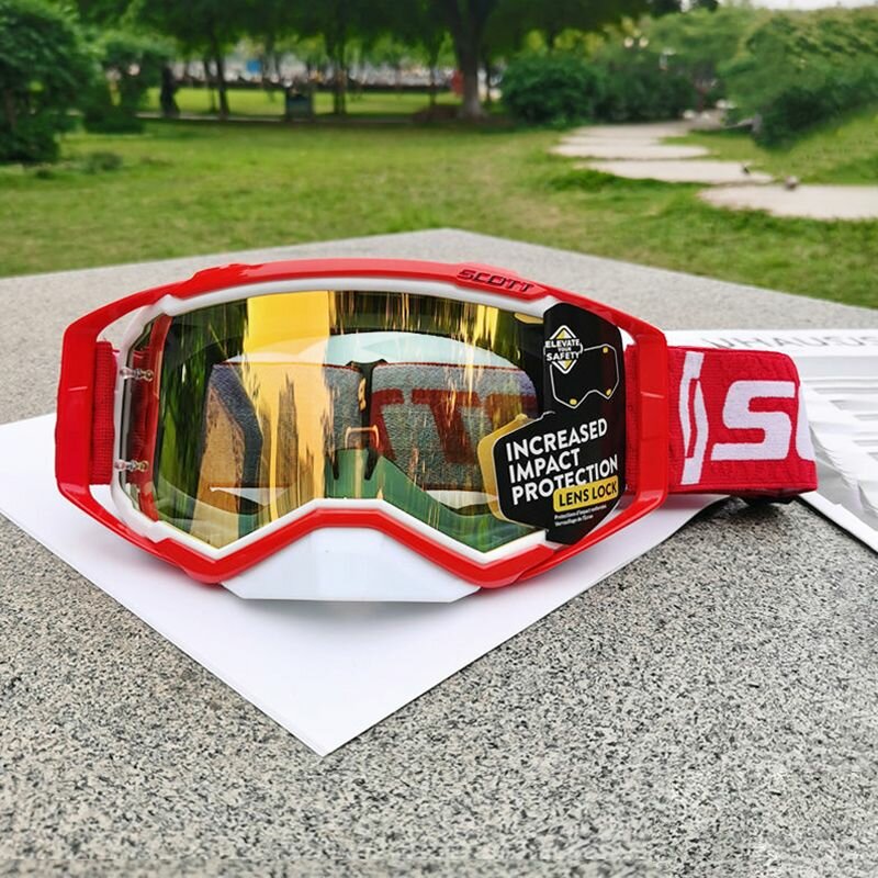 Мотоциклетные очки SCOTT, UV400, Очки для мотокросса, ATV, MTB, эндуро, внедорожный