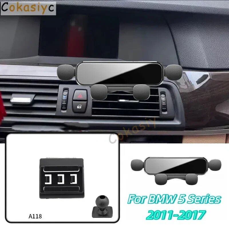 Гравитационный автомобильный держатель для мобильного телефона для BMW F10 5 серии 2011-2017, 2