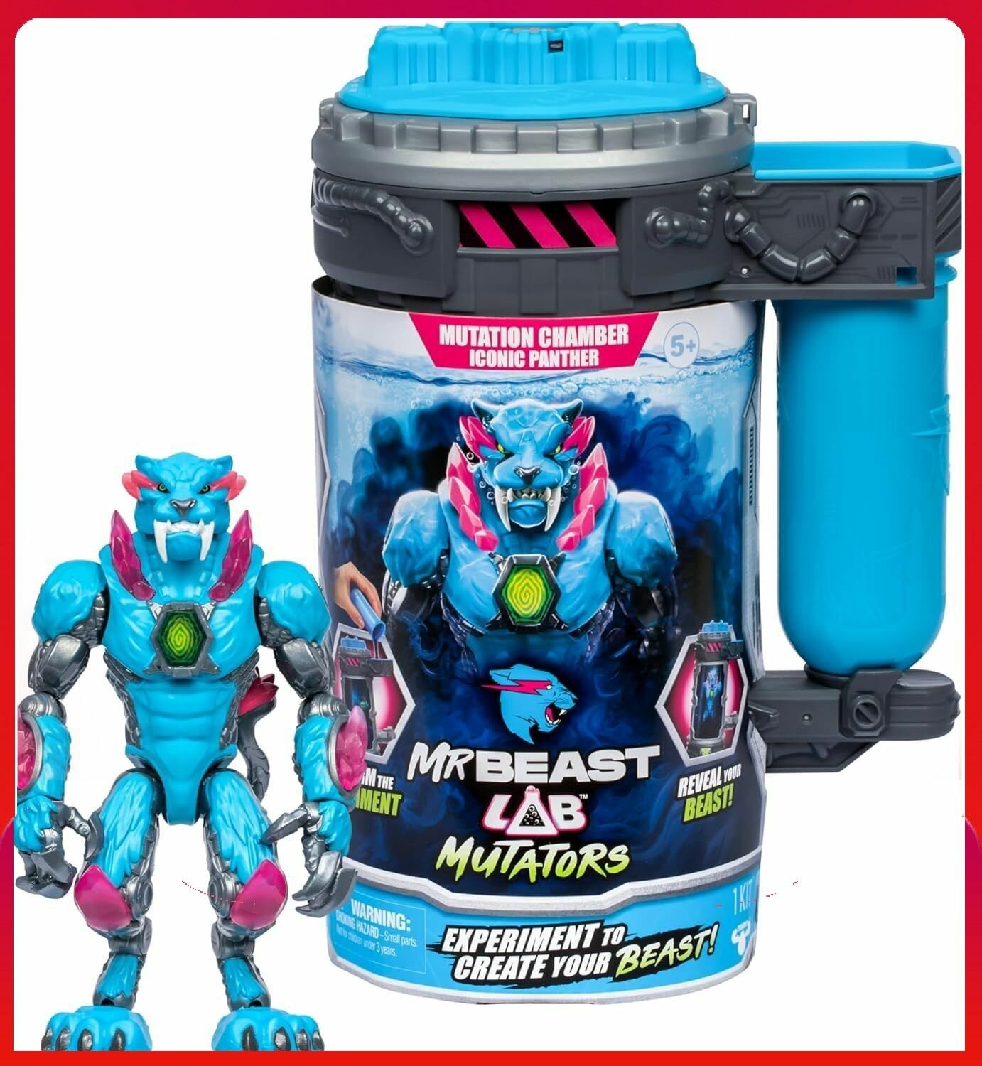MrBeast Lab - Лаборатория животных, маленькие скульптурные игрушки, подарки для детей