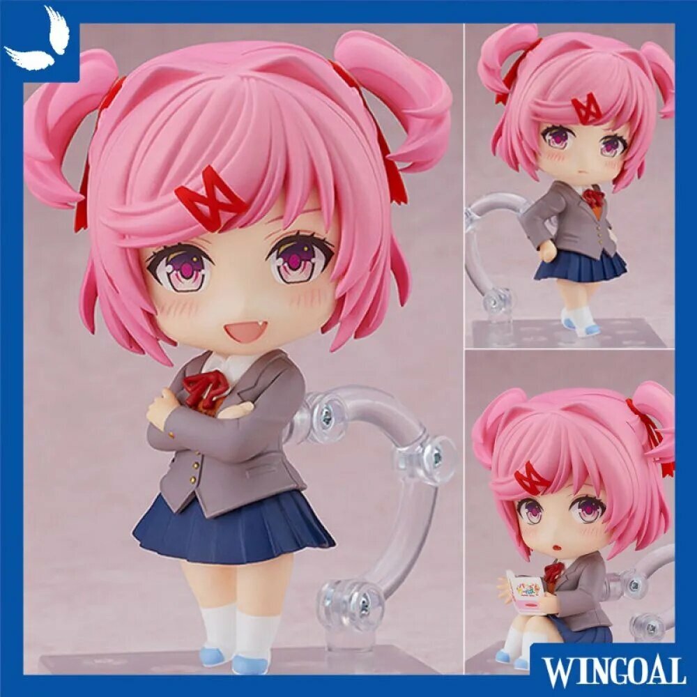 Фигурка Нендороид Доки Доки Литературный Клуб Нацуки / Doki Doki LiteratureClub Natsuki Подарки для болельщиков (10 см) 2077