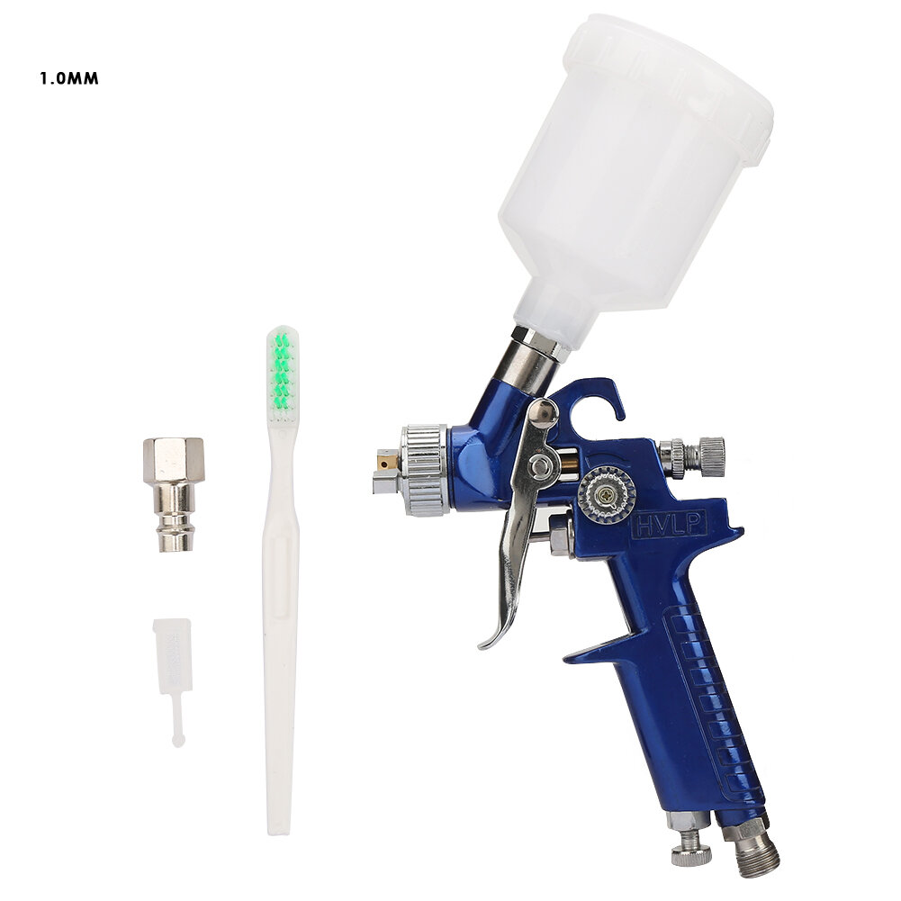 Gravity Airbrush Car Spray Gun Oil Painting Pneumatic European Type(1.0mm)