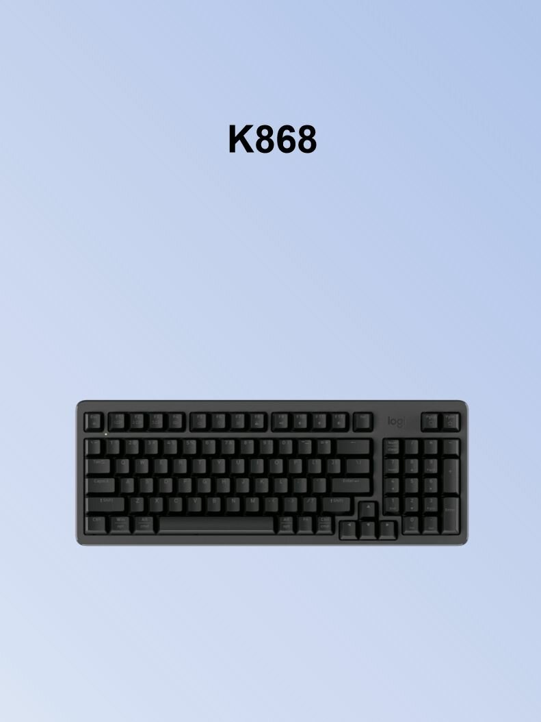 Беспроводная механическая клавиатура Logitech K868 с подсветкой