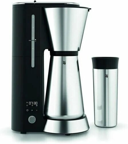 WMF Кофеварка капельная KITCHENminis AROMA Thermo To Go, серебристый