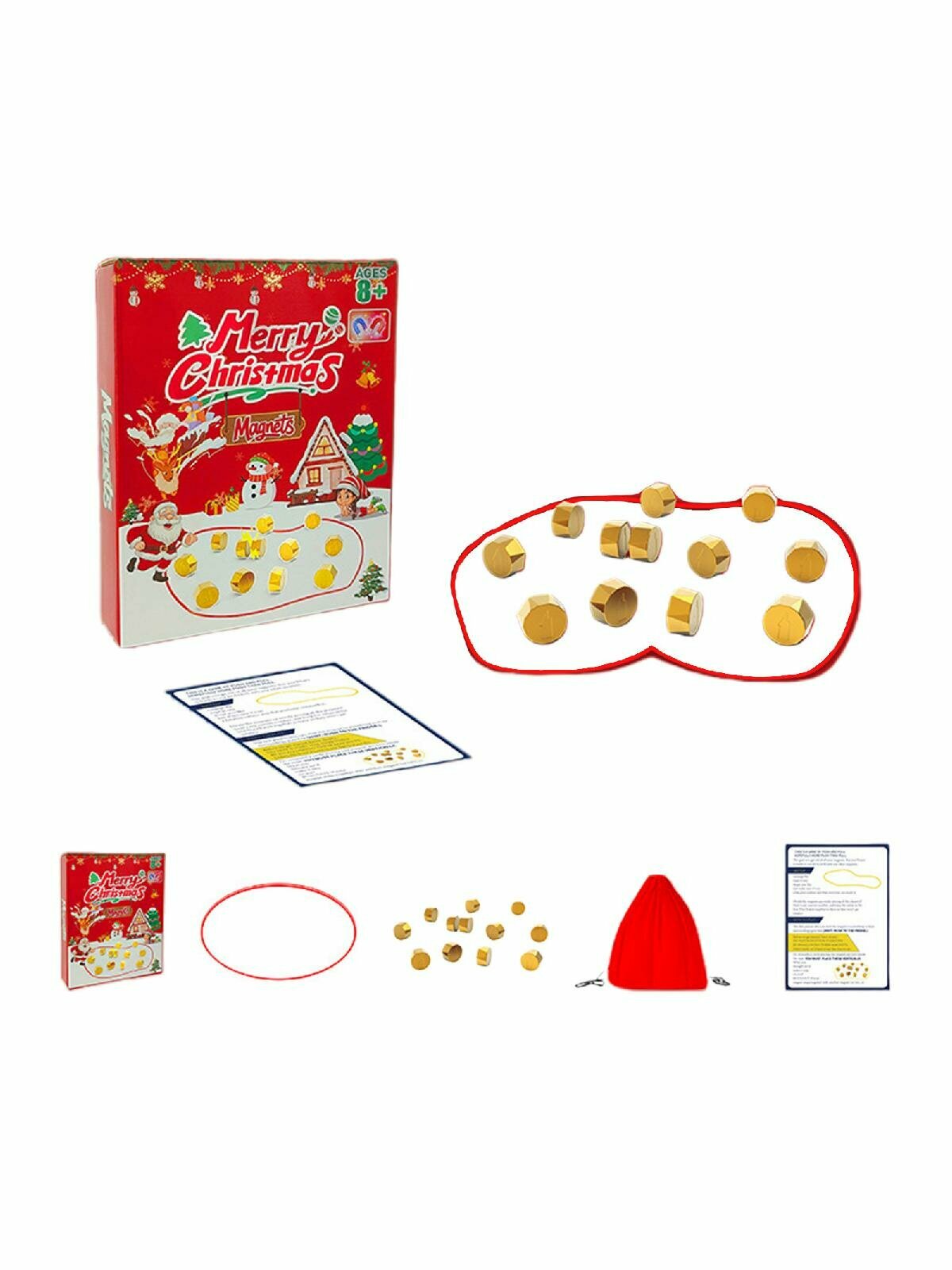 Магнитная игра на веревочке, Магнитная игра Шахматы для Взрослых Детей, Стратегические Настольные игры для детей 6-12 лет, Рождественские игры для Детей и взрослых, Отличная версия