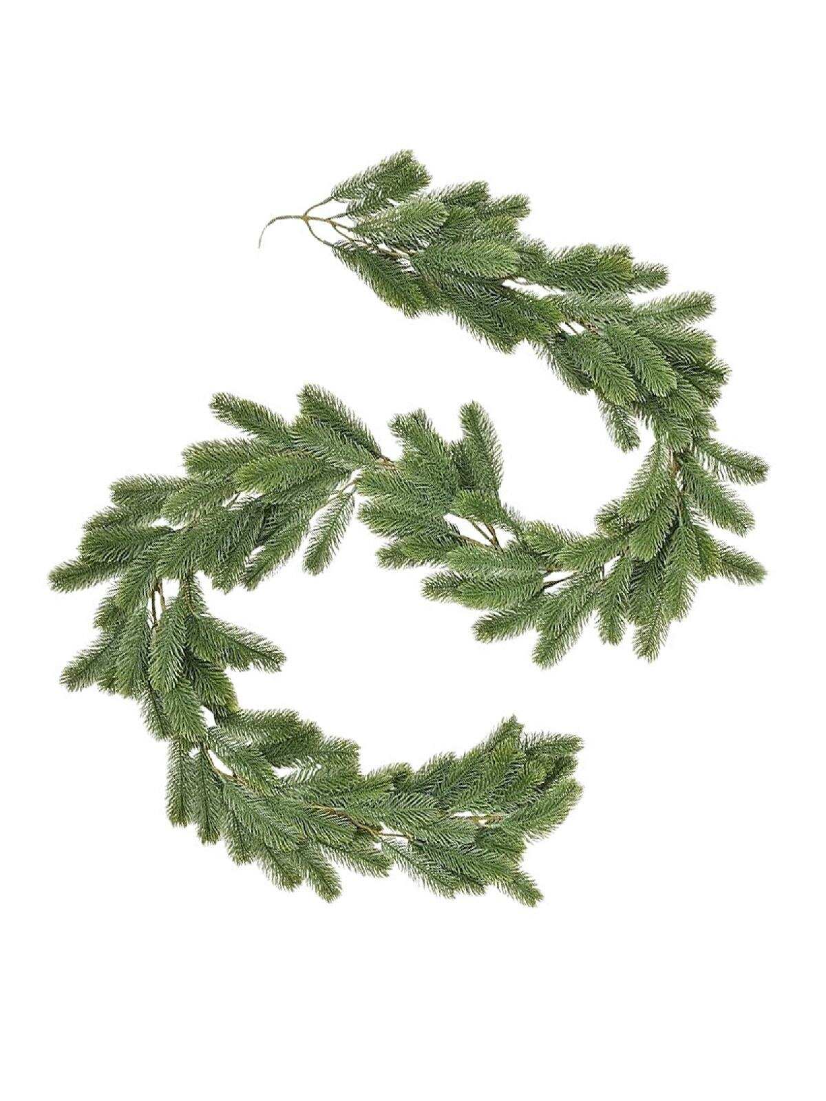 Рождественская лоза 6 футов длиной Искусственная лоза Зелень для каминных полок Оконная лестница