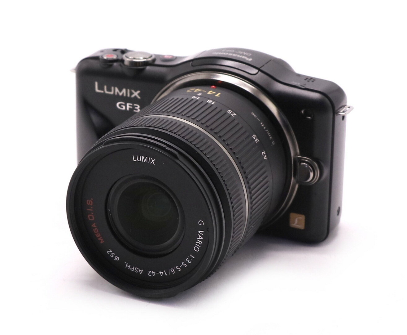 Panasonic Lumix DMC-GF3 kit black (пробег 3165 кадров)