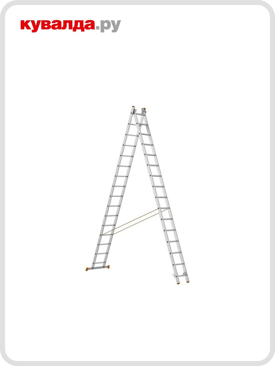 Лестница-стремянка двухсекционная Sarayli 2х16