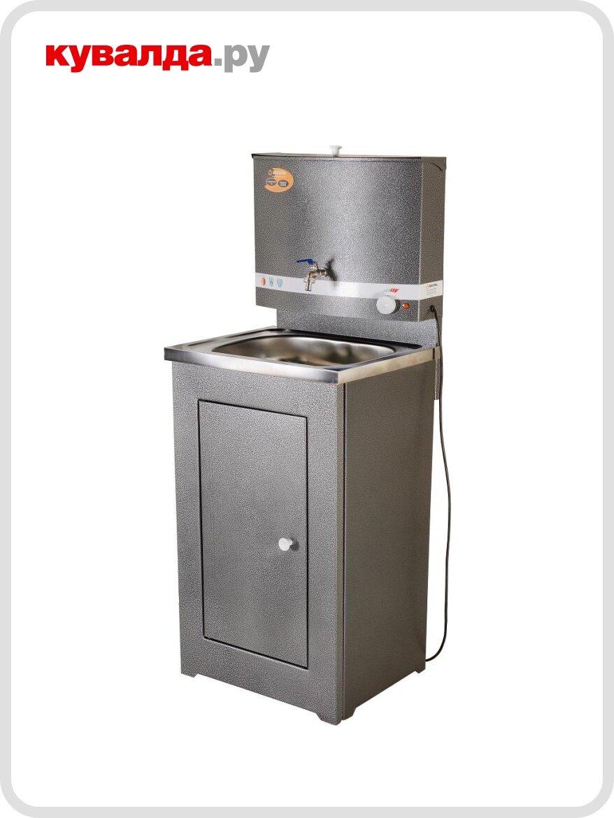 Умывальник вихрь люкс, 74/4/3 с подогревом, нерж