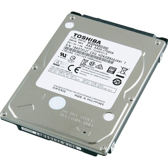 Жесткий диск Toshiba 2.5" MQ04 2ТБ, SATA III, 128 Mb, 5400 rpm (MQ04ABD200)