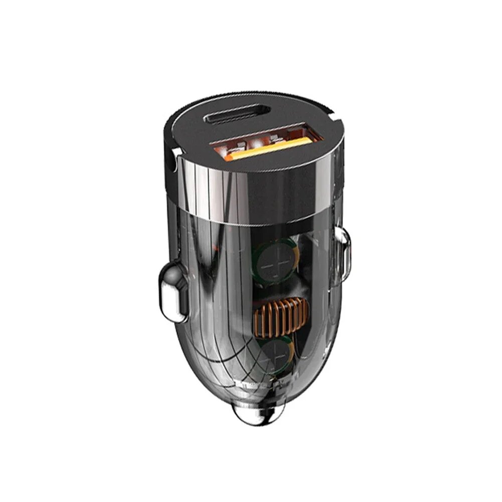 Автомобильный прикуриватель Автомобильный тип C Быстрая зарядка 300-22,5 Вт QC3.0 PD USB PD45W-OPP