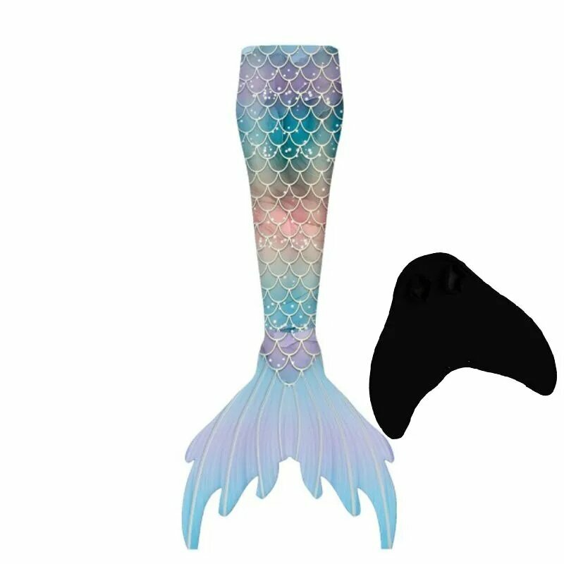 Хвост русалки для плавания