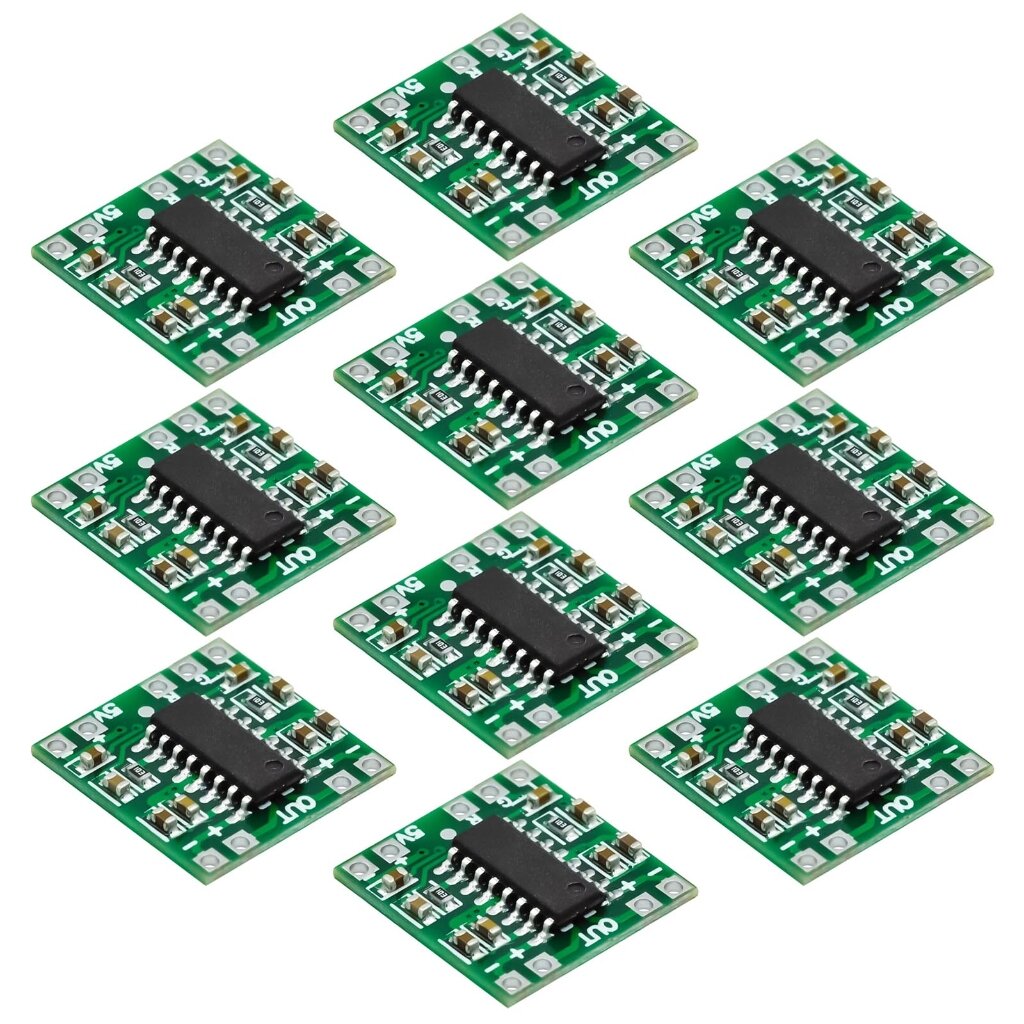 10 шт, ультраминиатюрная плата цифрового усилителя мощности 2 * 3 Вт класса PAM8403D плата усилителя мощности
