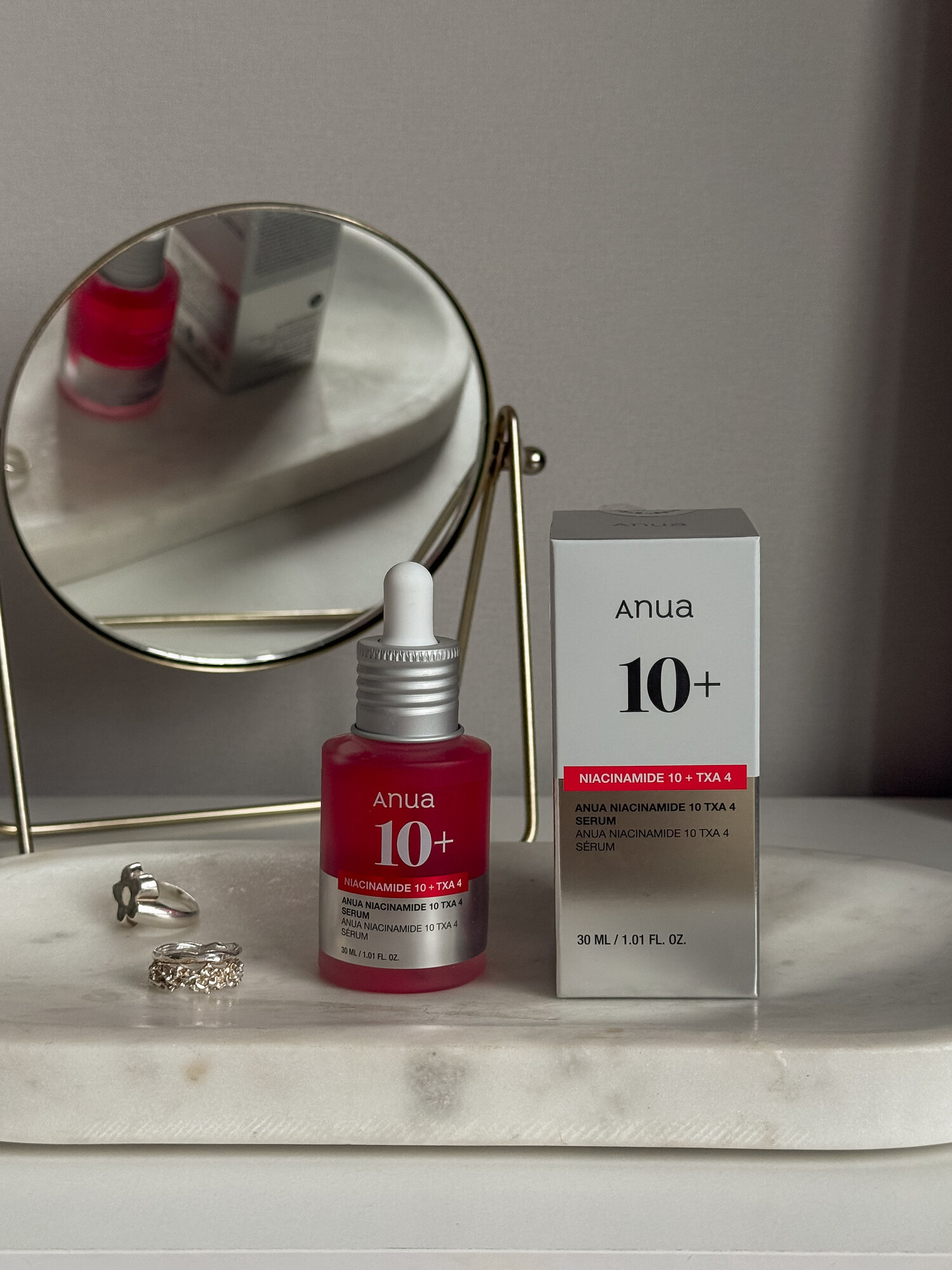 Осветляющая сыворотка с транексамовой кислотой Anua Niacinamide 10% + TXA 4% Serum