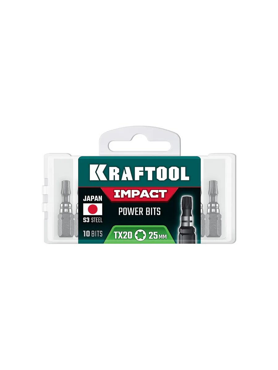 Impact TX 20, 25 мм, 10 шт, ударные биты