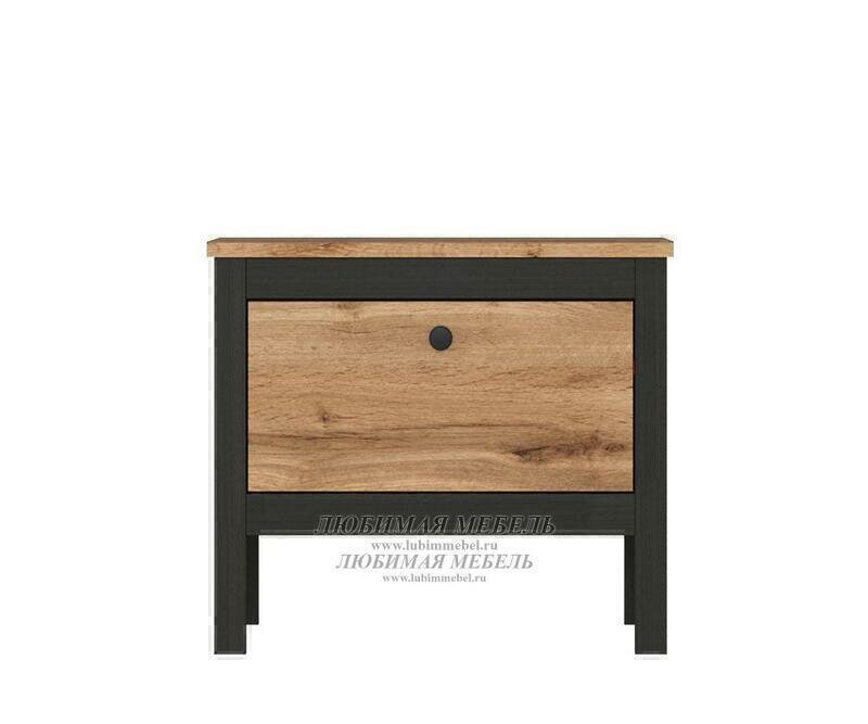 Тумба БРВ мебель Loft KOM1K/55 черный/дуб вотан