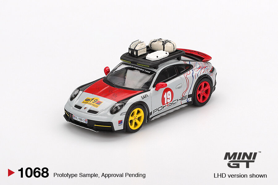 Машинка TSM MODEL 1:64 Porsche 911 Dakar Uncle Rally Die-cast Alloy Model Collection Toy Children Gifts