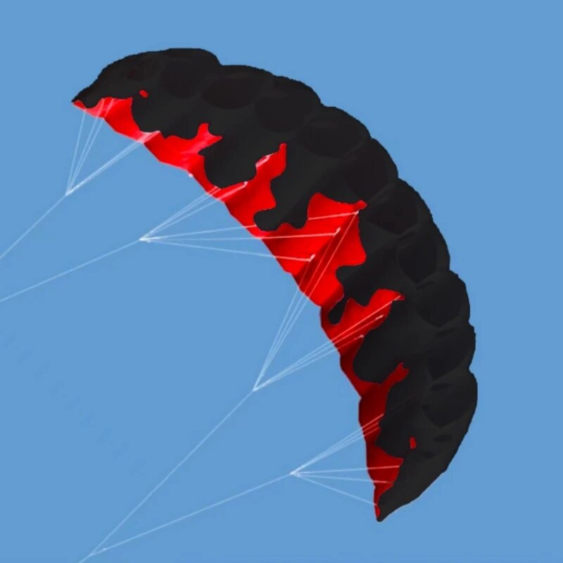 Двухлинейный трюковой кайт Air bounce ikitefly 200 см Черный, черный