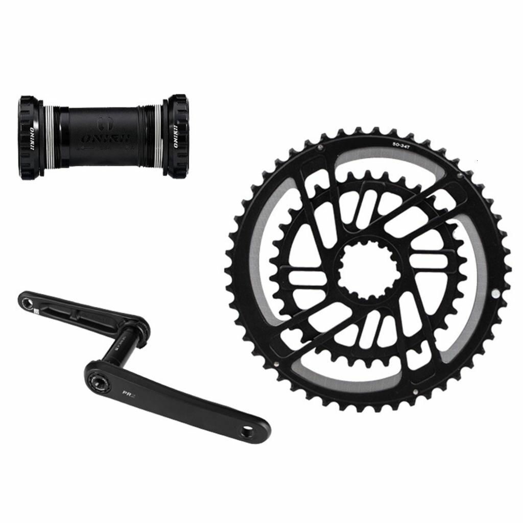 Комфортные шатуны для горного велосипеда Квадратные конусы Простые в снятии шатуны, - 165 53 39T