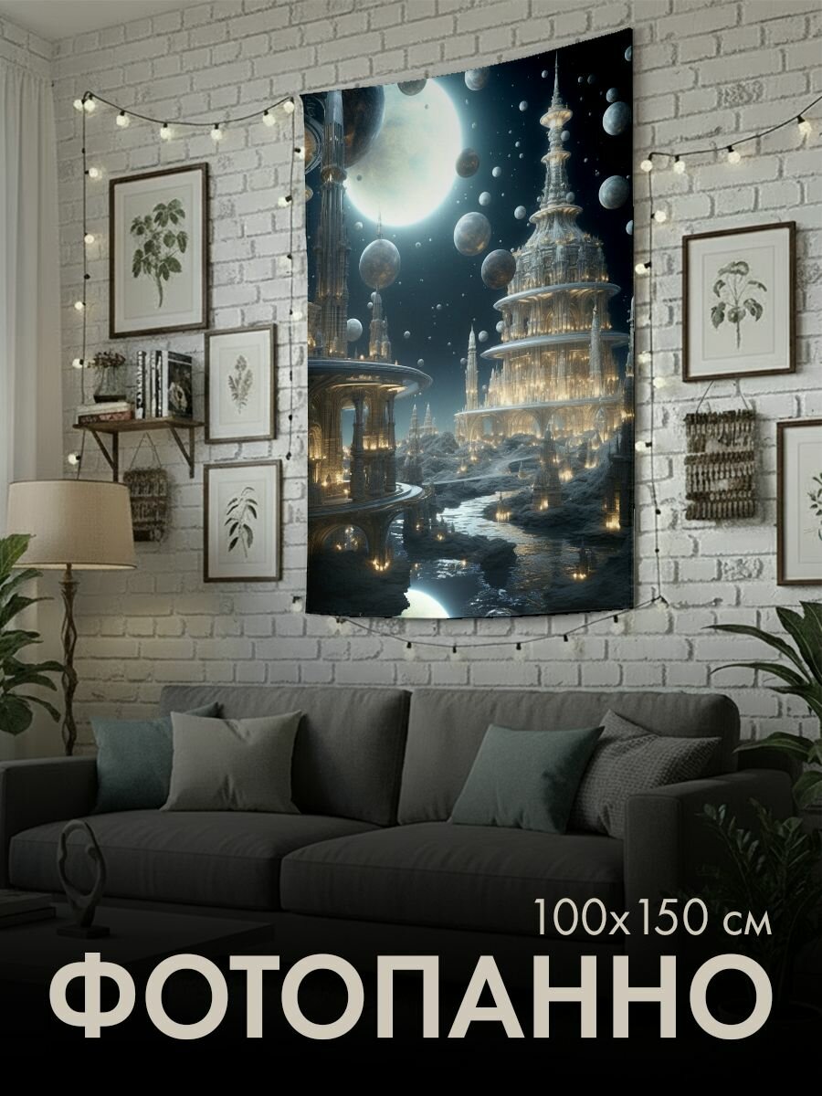 Панно тканевое PrintyFull / 100x150 см / цифровое