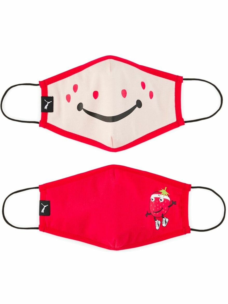 Маска Puma Fruits Face Mask (Set of 2) Дети 5417602 S красный для детей