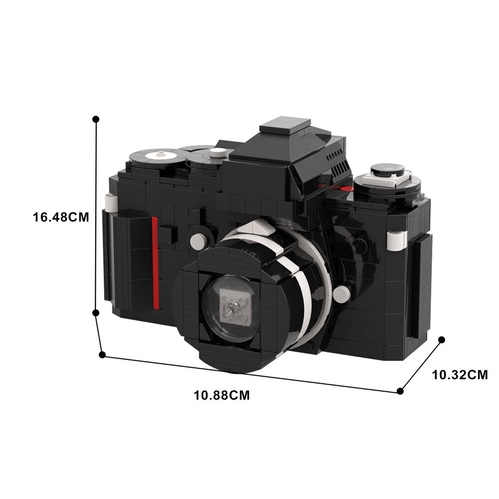 MOC-33249 Nikon F3, строительный блок для камеры, игрушка, зеркальная камера 35 мм, совместимая с Lego, Прямая поставка