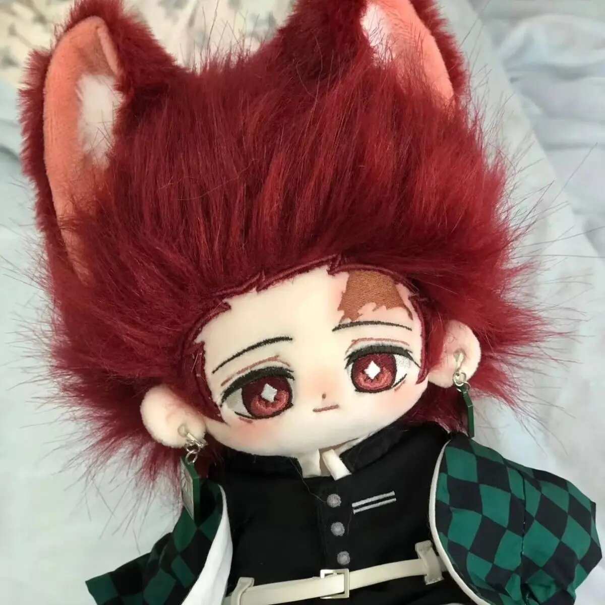 Плюшевая кукла Камадо Танджиро 20 см С каркасом