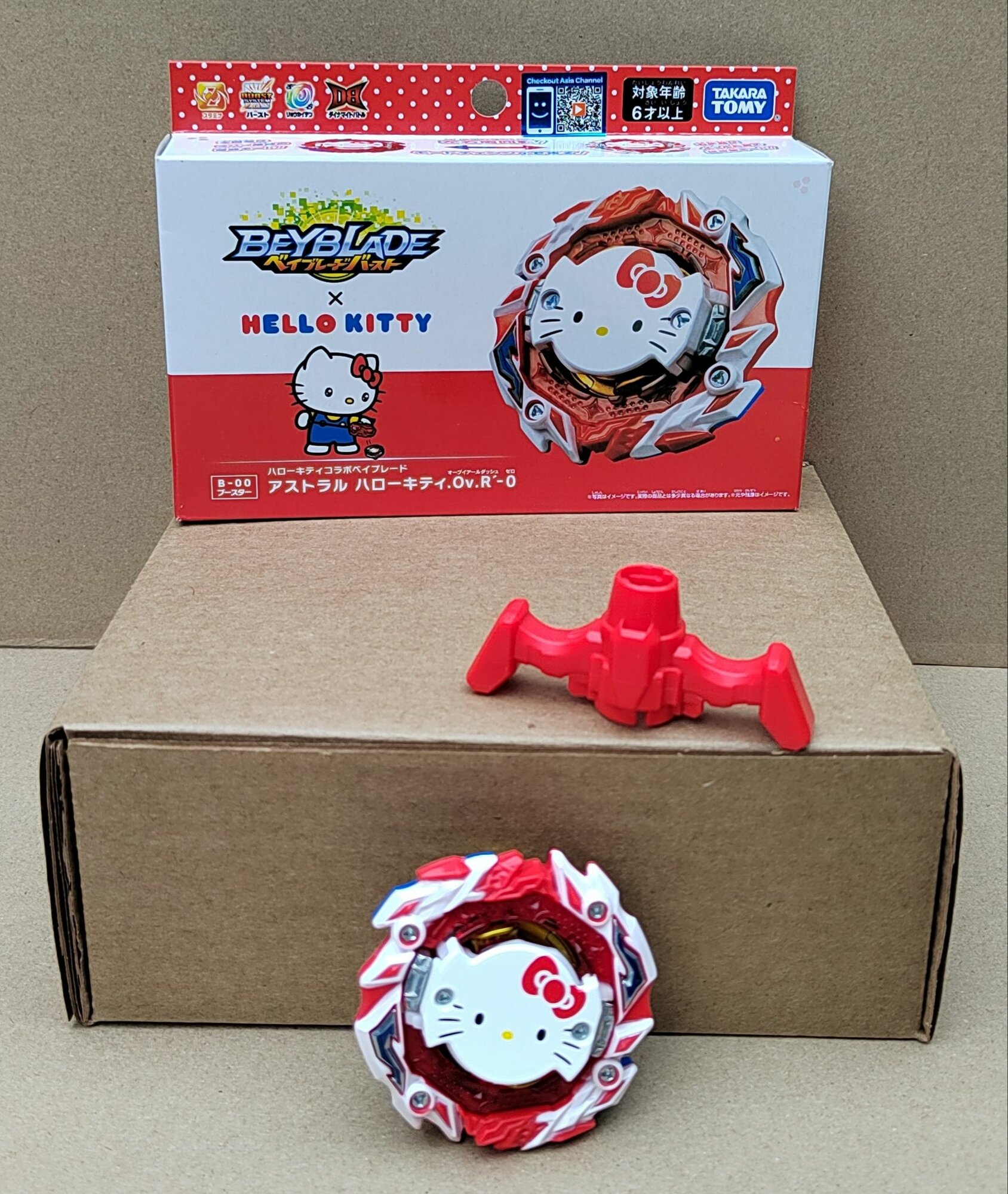 Волчок бейблэйд Astral Hello Kitty-B00 от Takara Tomy Beyblade Burst BU