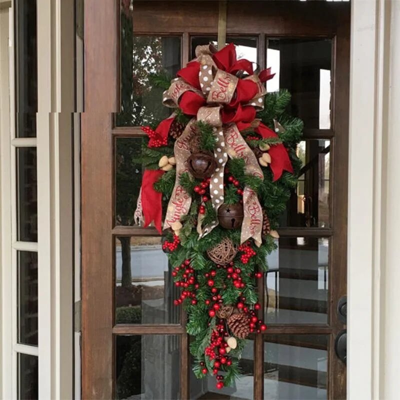 Искусственная новогодняя арка из пластика