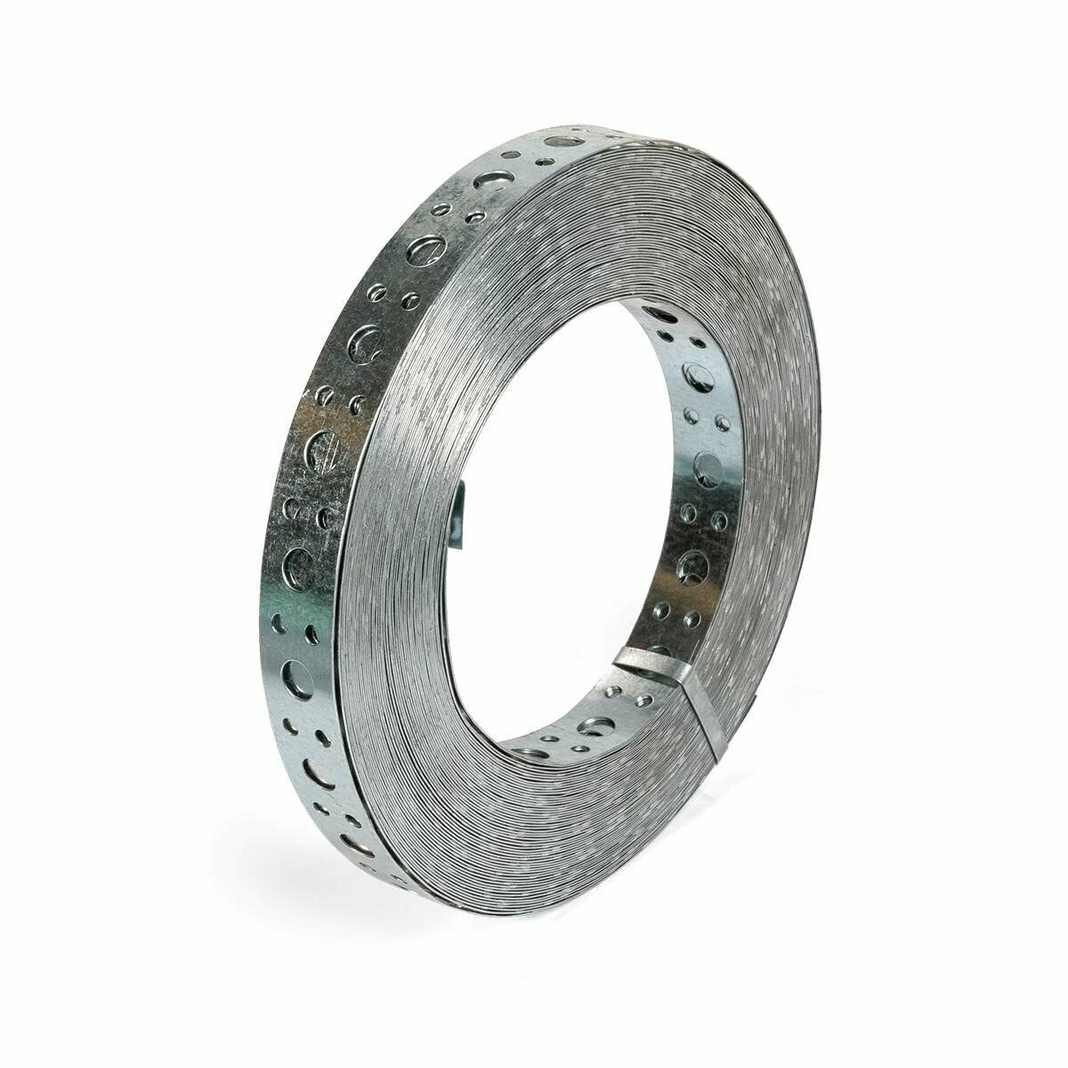 Лента перфорированная КВТ монтажная, ЛМП 12х0.5 мм, длина 25 м