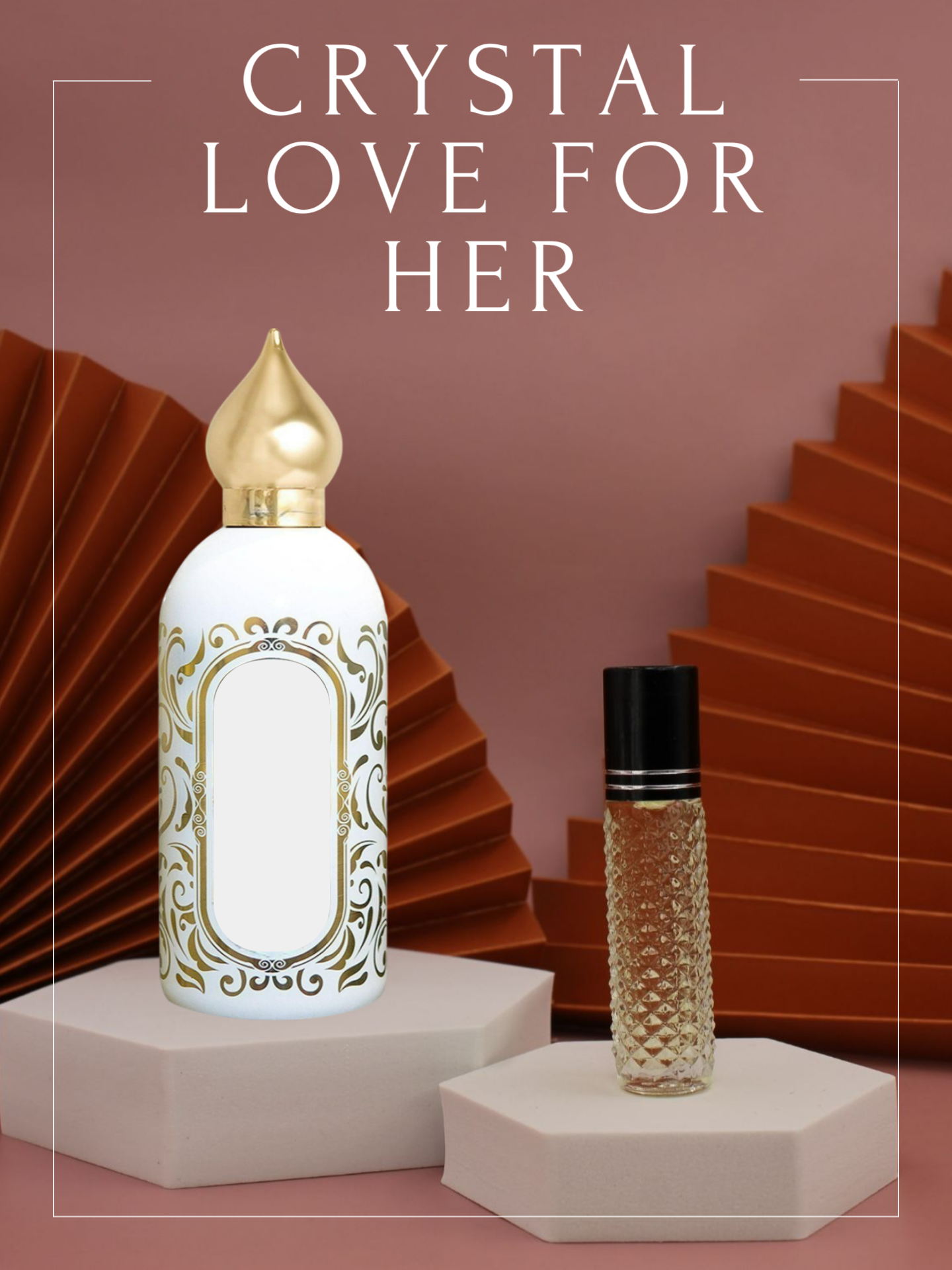 Духи масляные Crystal Love For Her; Timeless Perfume; Кристал Лав Фор Хё роликовый флакон 8 мл