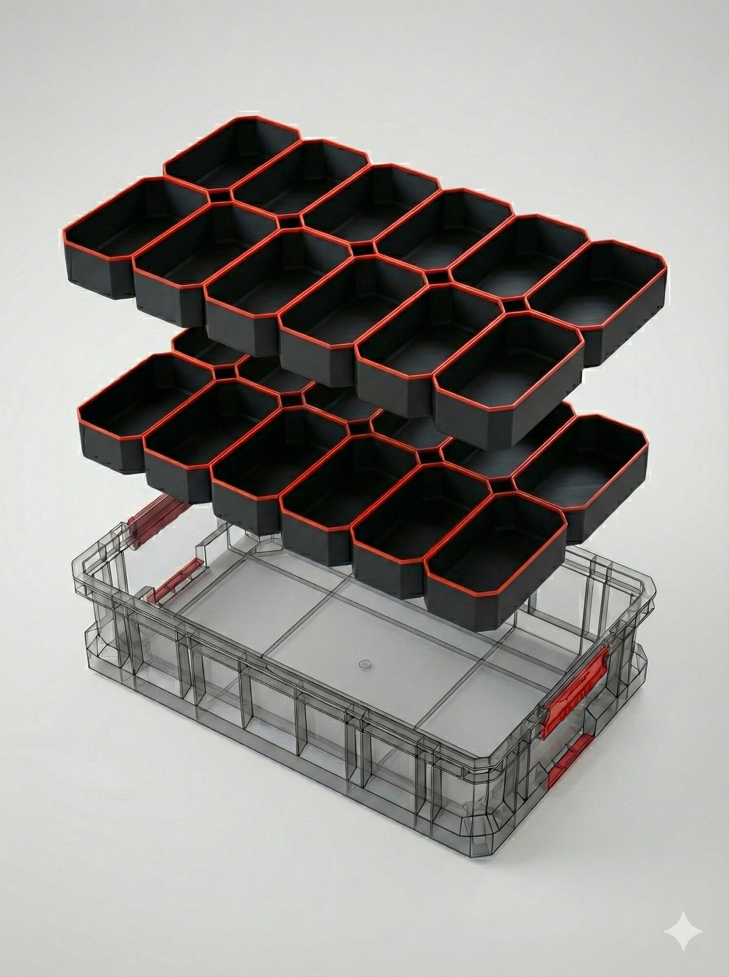 Вставные лотки для ящика Qbrick System Two (12+12 шт)