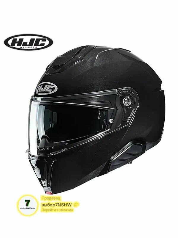 HJC Мотошлем, цвет: черный, размер: L