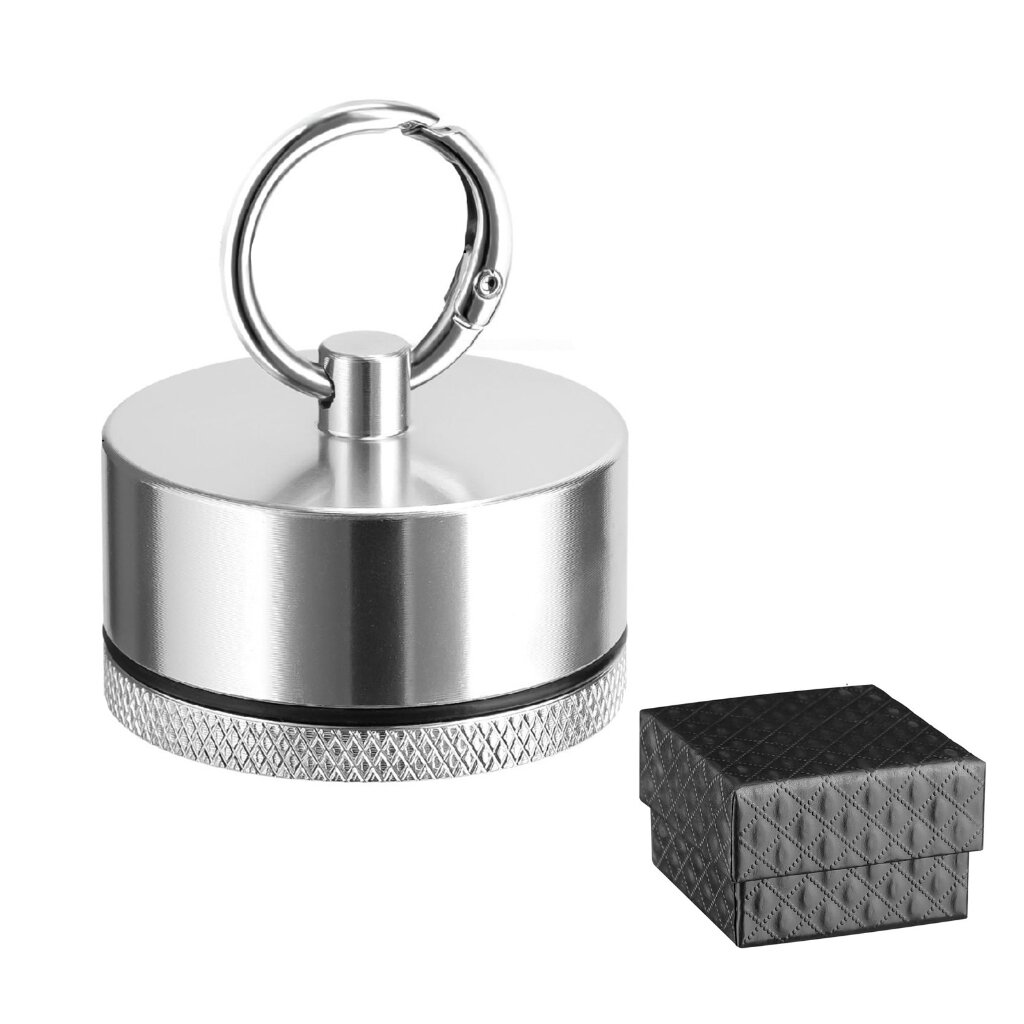 Компактный футляр для украшений из водонепроницаемого алюминиевого сплава со съемной мягкой подкладкой