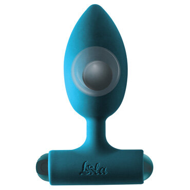 79163 Анальная пробка с вибрацией Spice it Up Perfection 2.0, бирюзовая. Перезаряжаемая