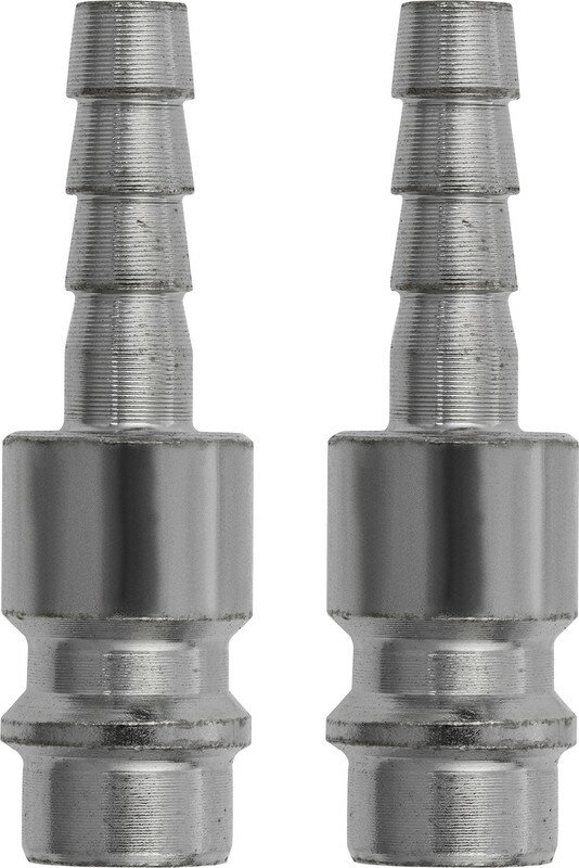 Ниппель быстросъемный, папа+ штуцер елка 6 мм.//Stels ( 2 шт в уп) 57055