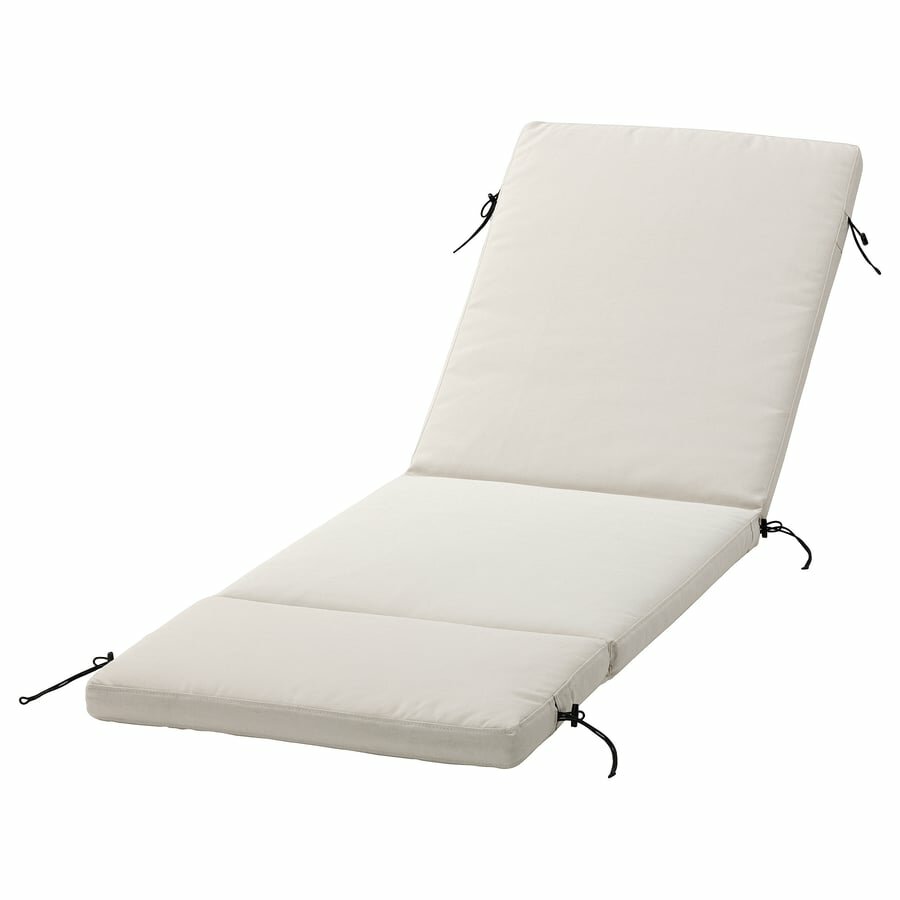 Подушка на шезлонг IKEA FROSON/DUVHOLMEN, цвет бежевый, размер 190х60 см, 394.441.43