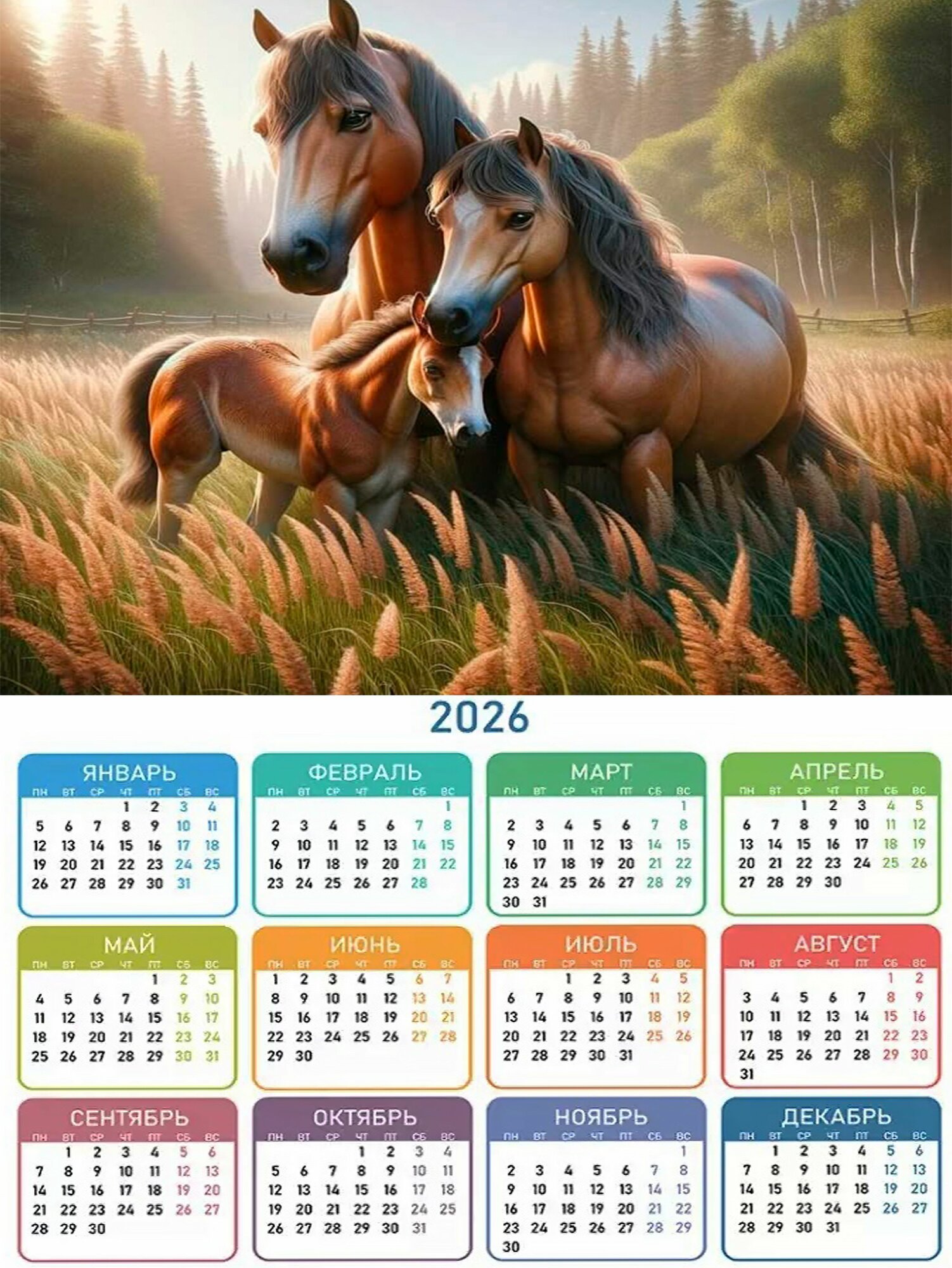Календарь 2026