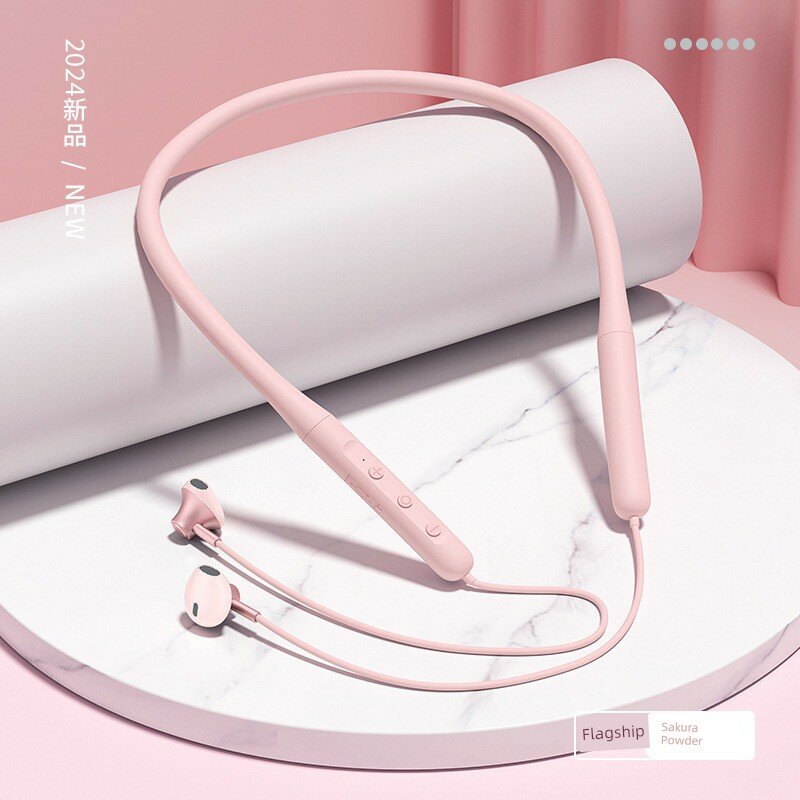 IQOO A3 беспроводные наушники Bluetooth полуушиные Dolby Surround Sound увеличенная автономность на 50% розовый