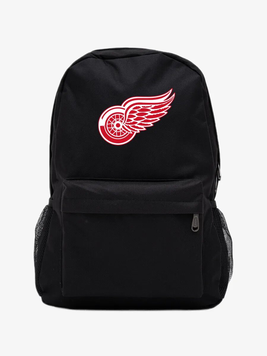 Рюкзак спортивный с принтом НХЛ Детройт Ред Уингз городской универсальный