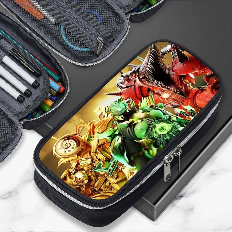 Пенал-органайзер для школьных принадлежностей для мальчиков, большой вместимости, с дизайном «Трехкорпусная проблема»