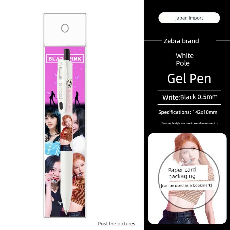 ZEBRA Blackpink Rose 0,5 мм шариковая ручка - 1 ручка для повседневной записи
