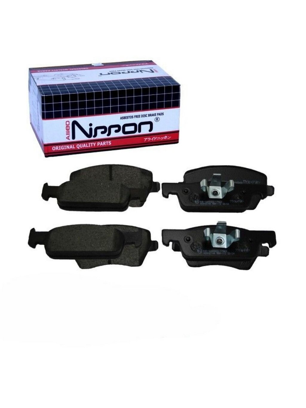 Колодка передняя ВАЗ Lada X-Ray, RENAULT - Logan 2014 V16, Sandero 2014 140х41.8х18 ALLIED NIPPON арт. ADB02144