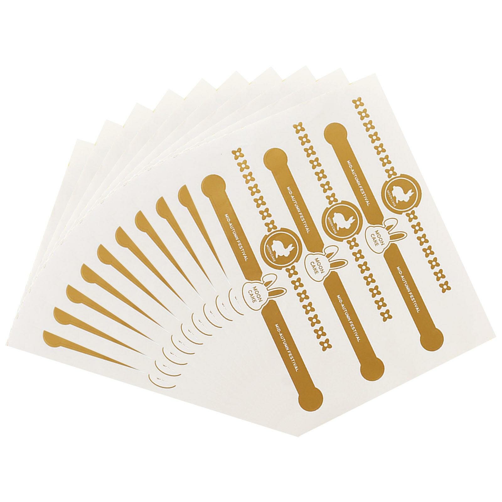 Декор бумажных этикеток для упаковки печенья, конфет, хлеба