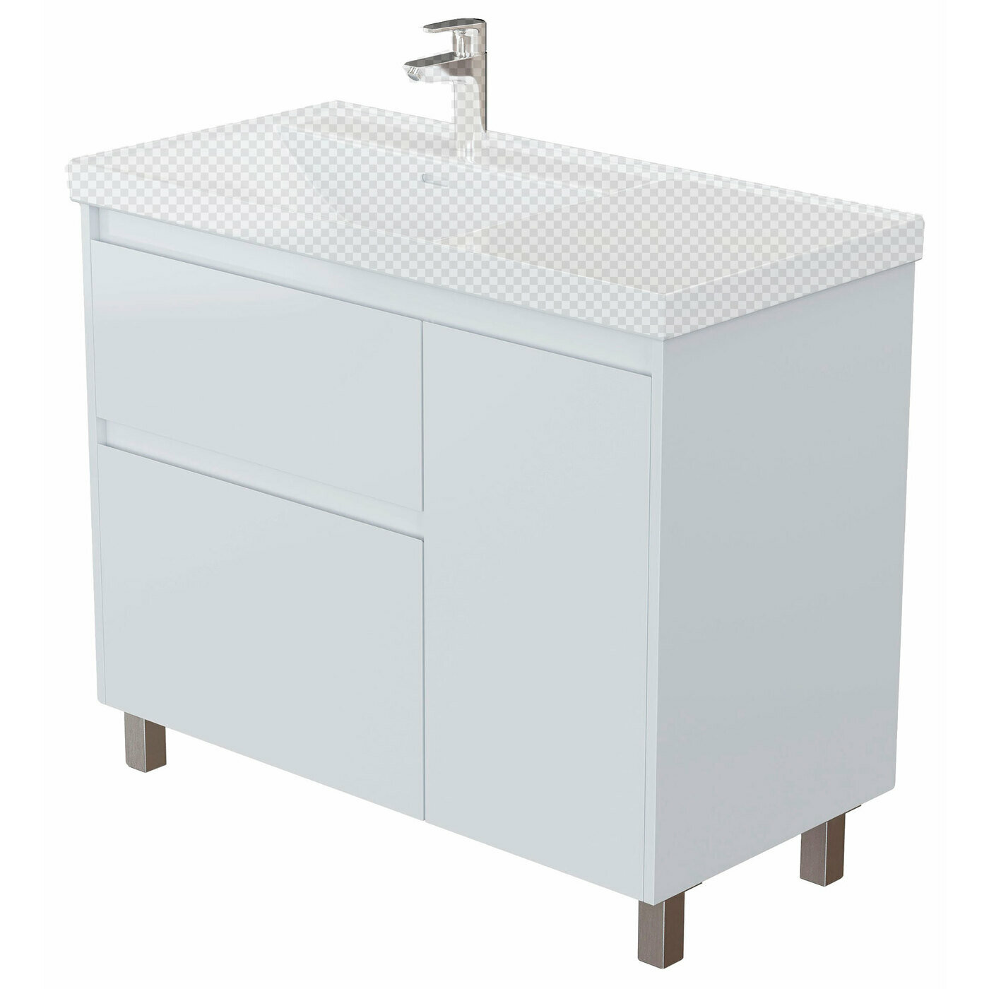 Тумба под раковину Aquanet Nova Lite 2.0 90 346339 левая