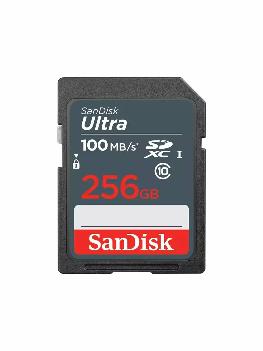Карта памяти SanDisk Ultra Memory Card 256GB SDXC 100Mb/s. Цвет: черный