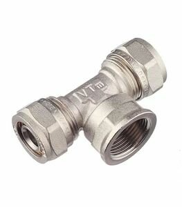 Тройник МП 20х3/4" ВР VALTEC